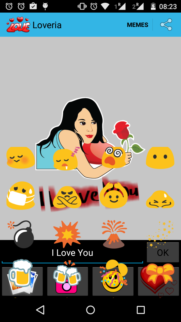 Loveria - Love Stickers For Whatsapp, Facebook - App on the Amazon Appstore