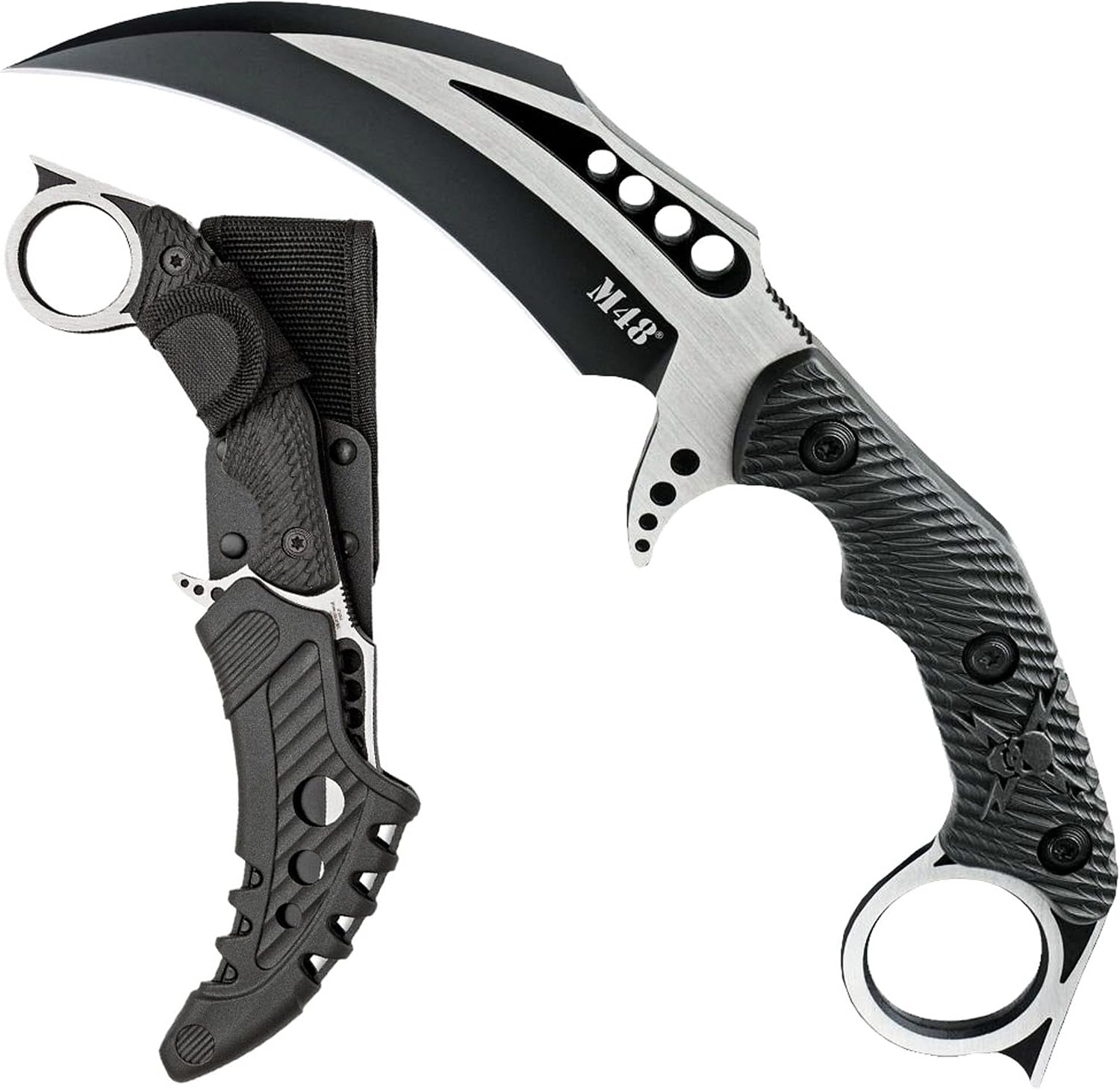 UNITED CUTLERY M48 Liberator Taktisches Karambit mit Scheide, Karambit ...
