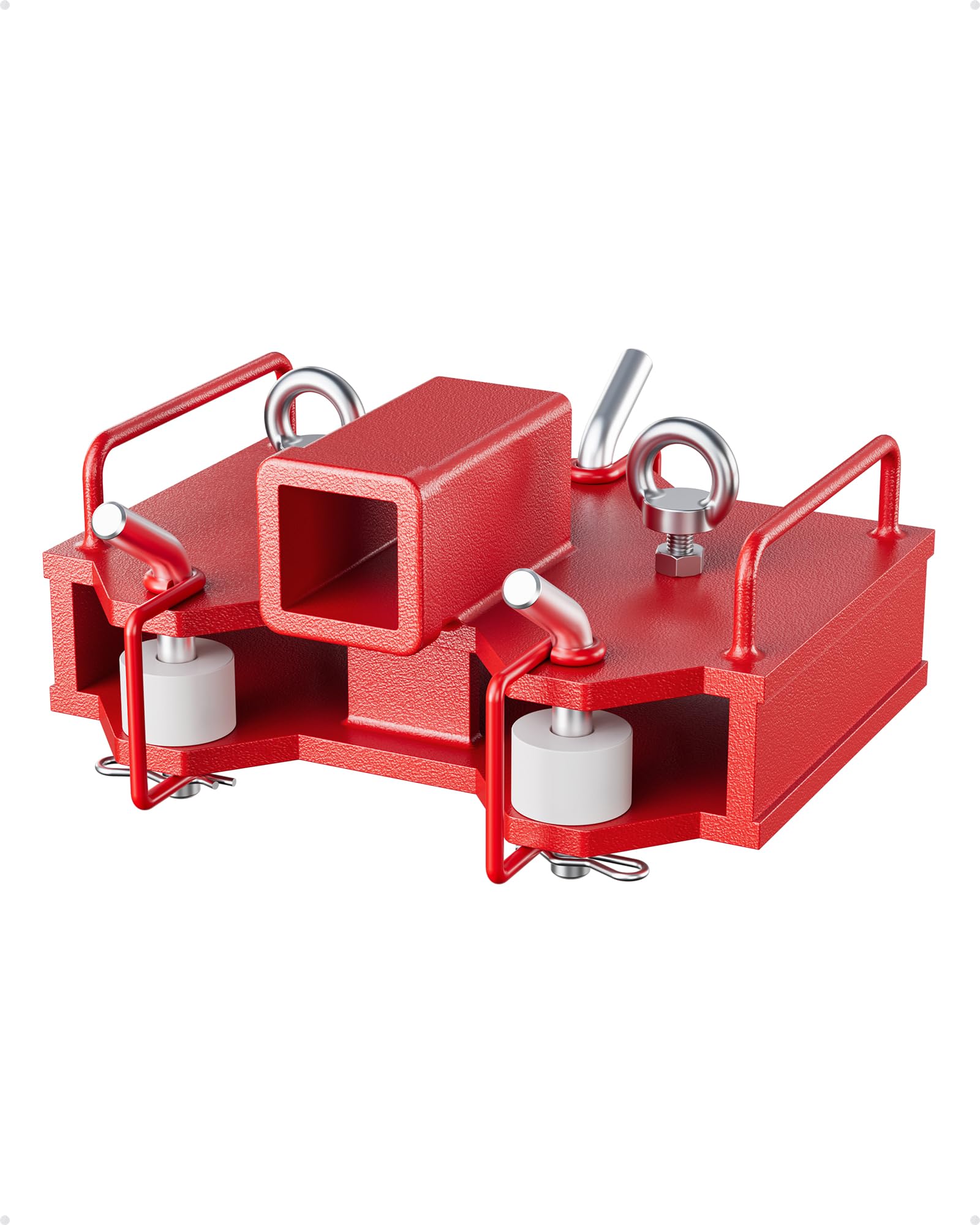 Snapklik.com : DEXSO 2" Trailer Hitch Receiver For Dual Pallet Forks