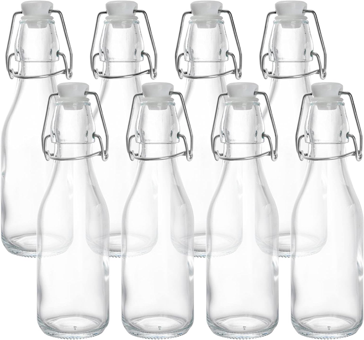 Amazon.com: YEBODA 8oz Swing Top Bottles - Glass Beer Bottle with ...