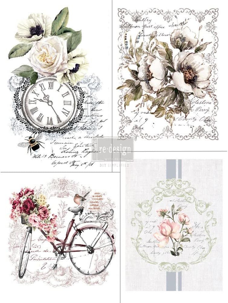 Amazon.com: Redesign with Prima Décor Transfers-Bike Rides 11''x15 ...