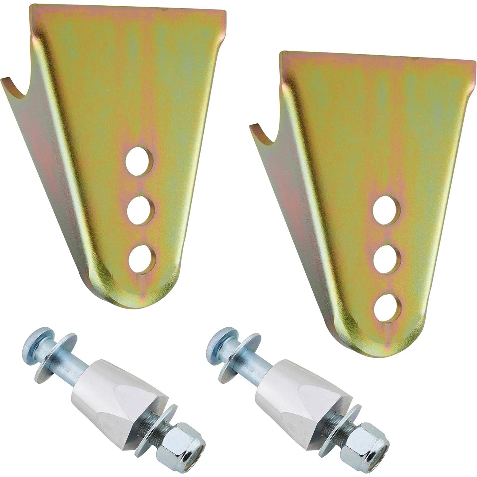 Amazon.com: Rear Coilover Shock Mount 2 Brackets and 2 Bolts Kit, Plain ...