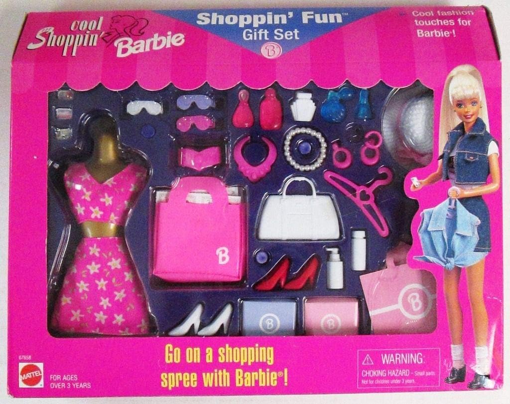 Amazon.com: Barbie Cool Shoppin' Fun Gift Set (1997 Arco Toys, Mattel ...