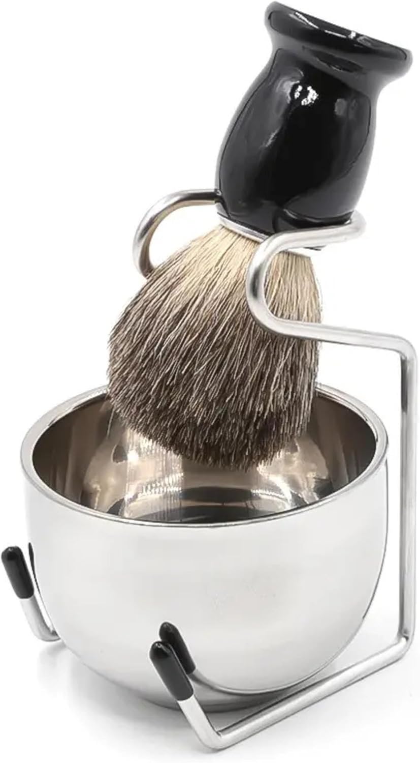 Shaving Set for Men contains Shaving Brush, Shaving Stand & Shaving ...