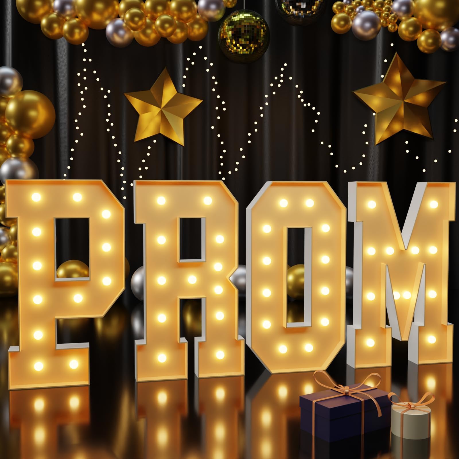 Amazon.com : GlikCeil Marquee 2024 Prom LED Letter Lights Sign ...