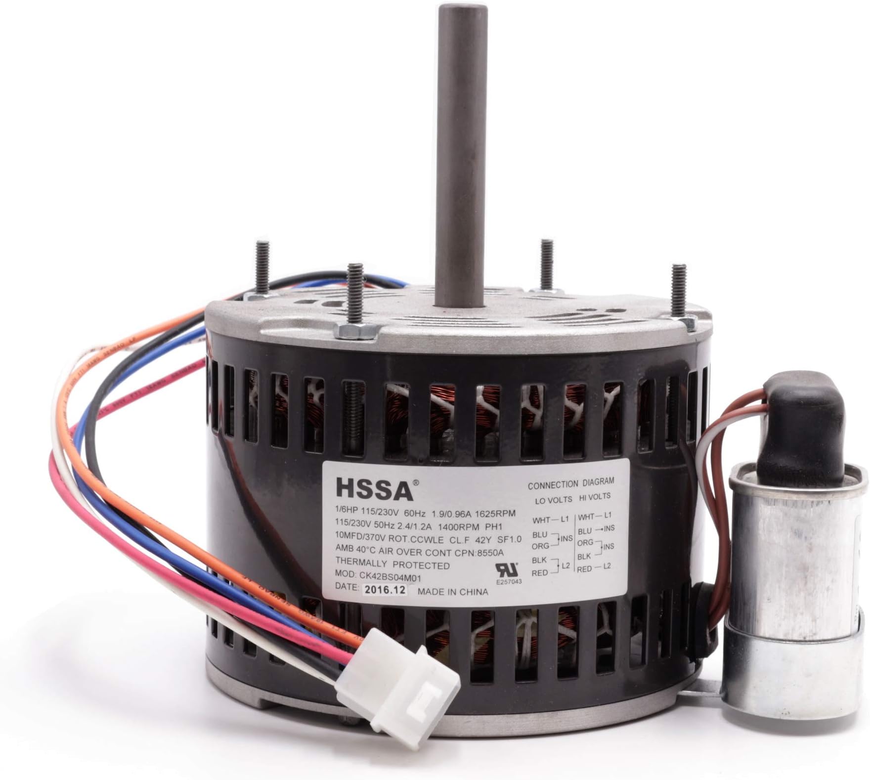 Amazon.com: Captive Aire Direct Drive Exhaust Fan Replacement Motor ...