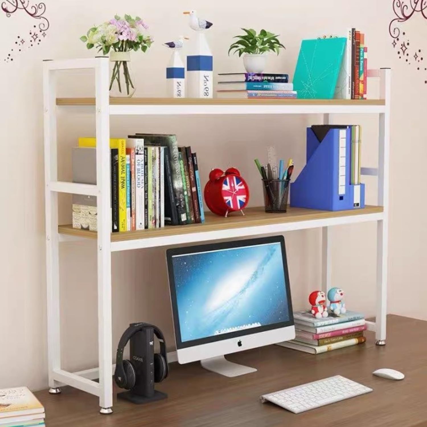 Amazon.com: Desk Hutch, Desktop Hutch, Computer Desk Hutch Top Only ...