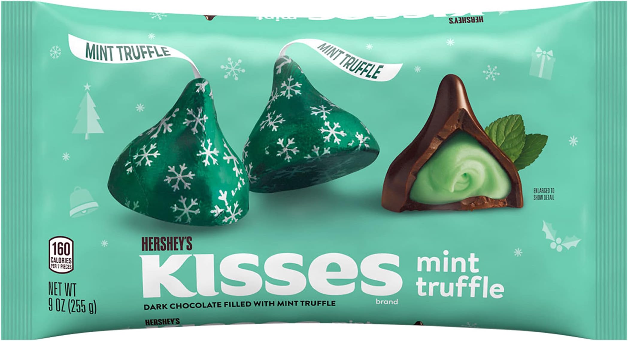 Amazon.com : HERSHEY'S HUGS Milk Chocolate Hugged by White Creme ...