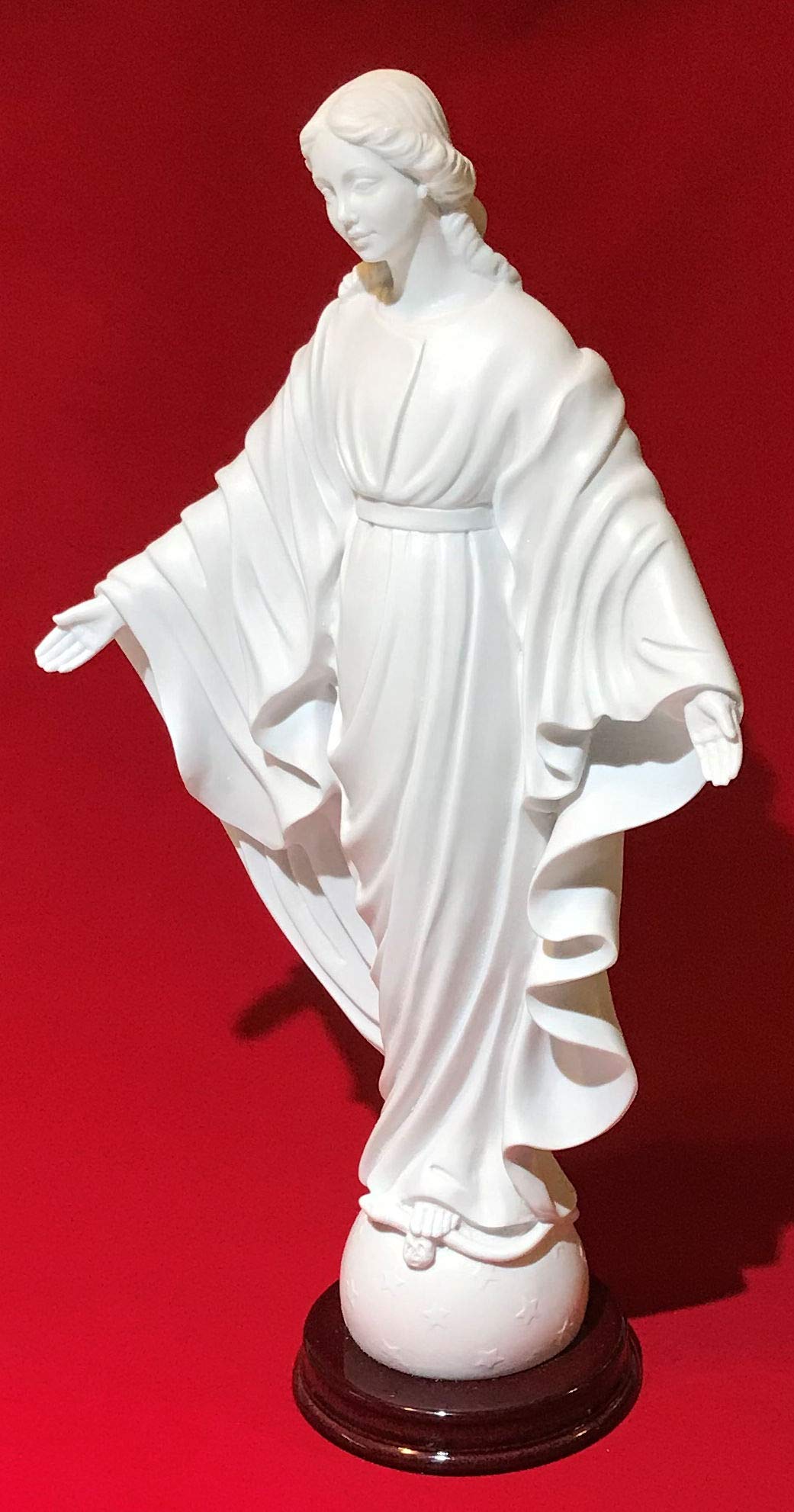 Amazon.com: CatholicStore Our Lady of Smiles Statue in fine Alabaster ...