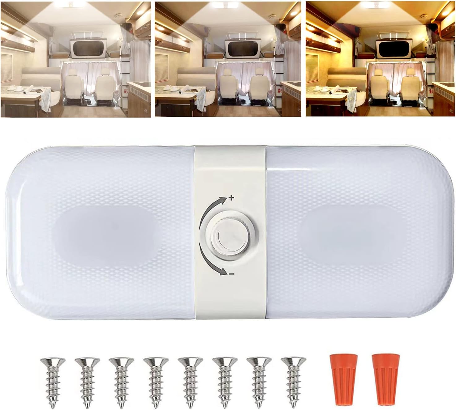 Intckwan LED Interior Lighting Car, Dimmable Car Interior Lighting, 120 ...