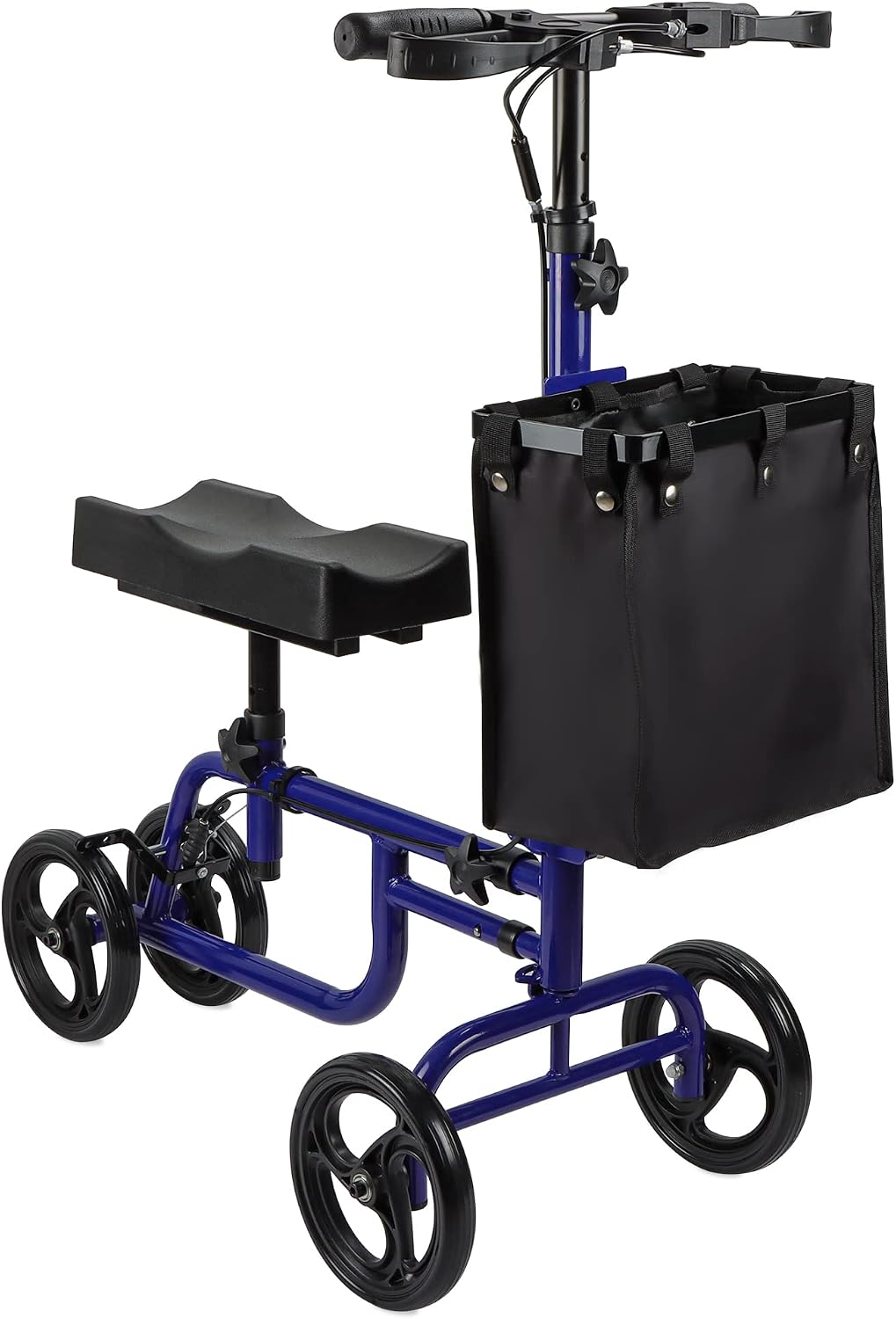 REAQER Knee Scooter Crutch for Foot Injuries，All Terrain Seated Roling ...