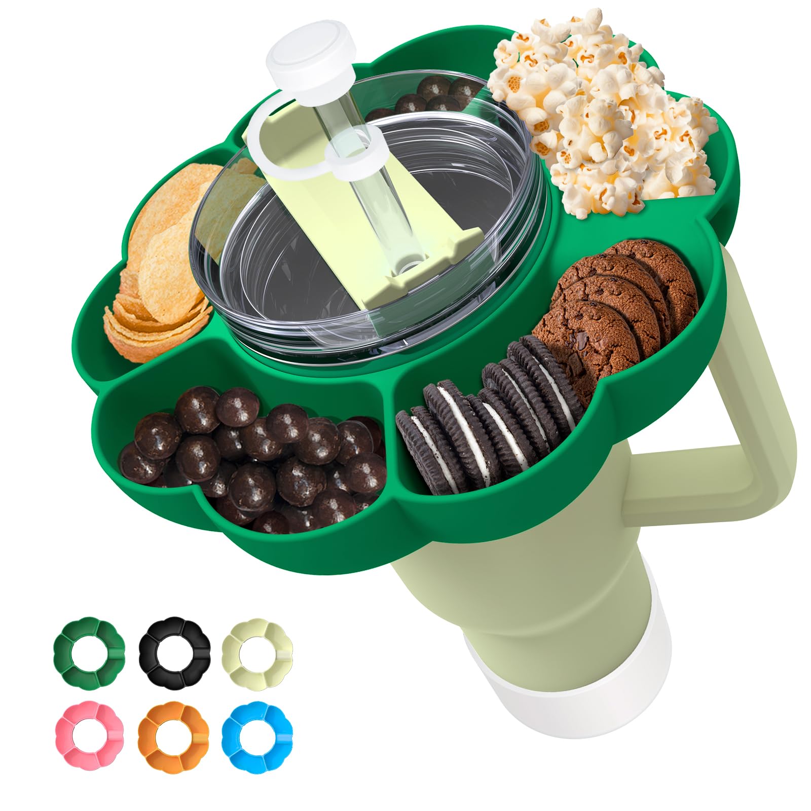 Snack Tray for Stanley Cup Accessories, Snack Bowl Snack Holder Snack ...