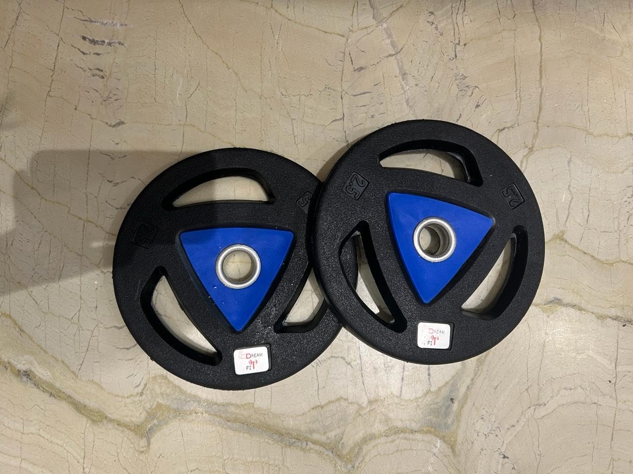 DREAM FIT Professional Metal Integrated Rubber Coated Plates Combo ...