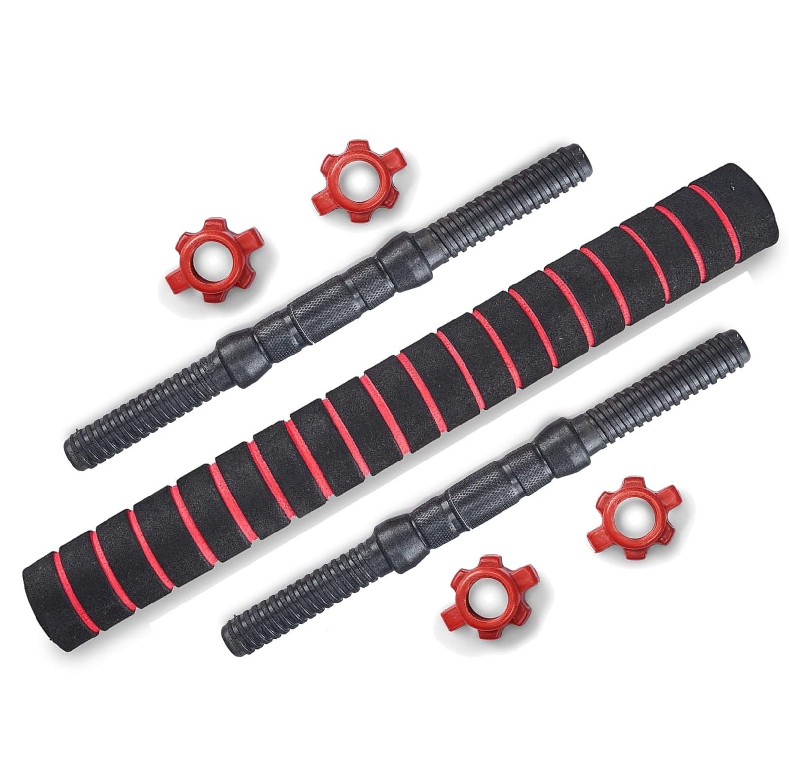Buy Artino Dumbbell Rods with Connectors (24mm Diameter) |Barbell Rods ...