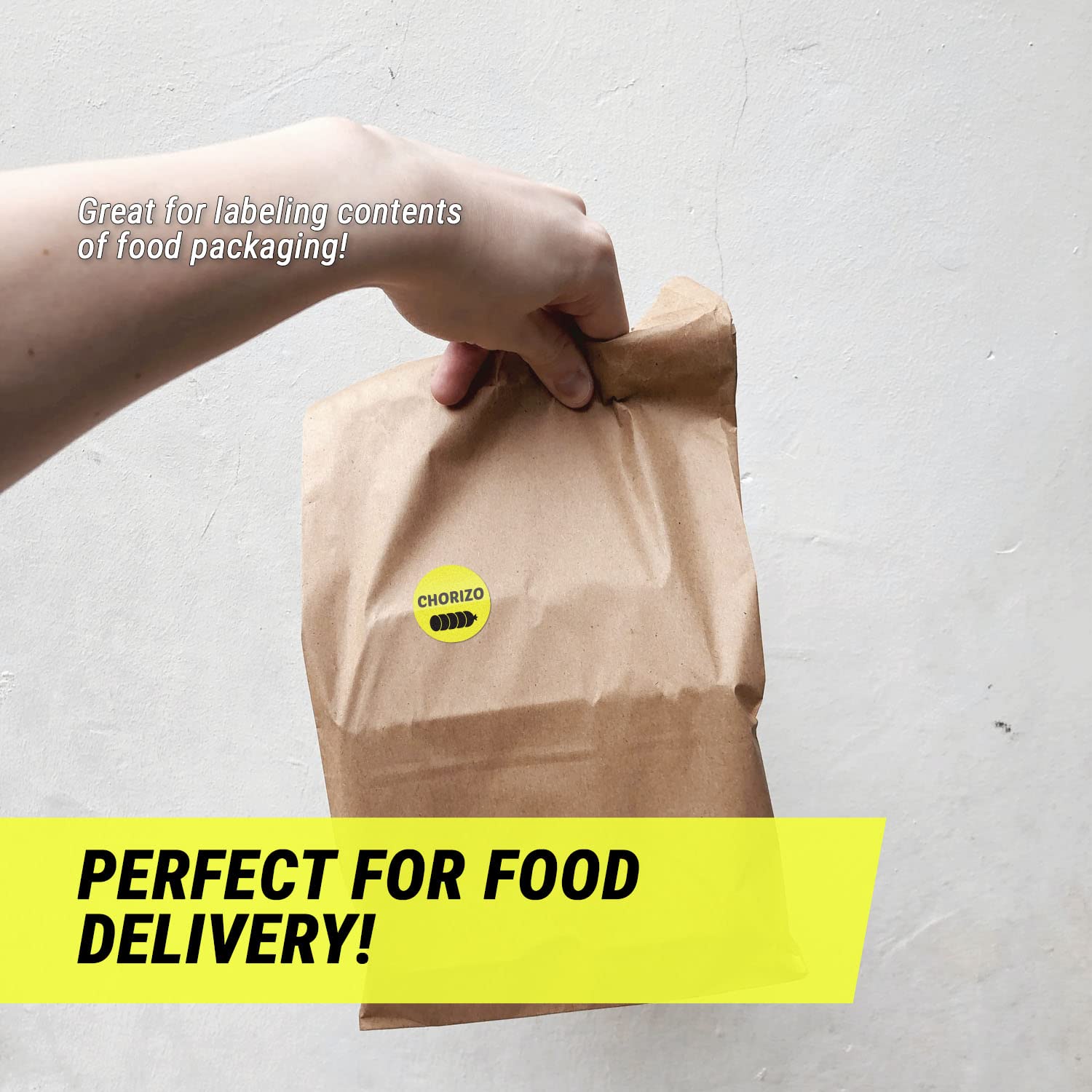 Snapklik.com : Chorizo Stickers - 1 Inch Round Circle Chorizo Food ...