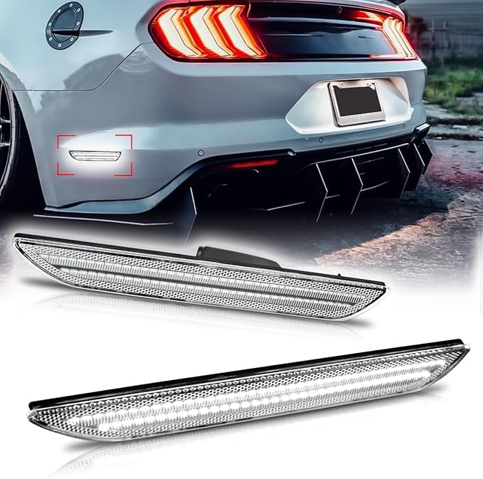 Amazon.com: KDM LED Fender Side Marker Reflectors Lights Dual Rows ...
