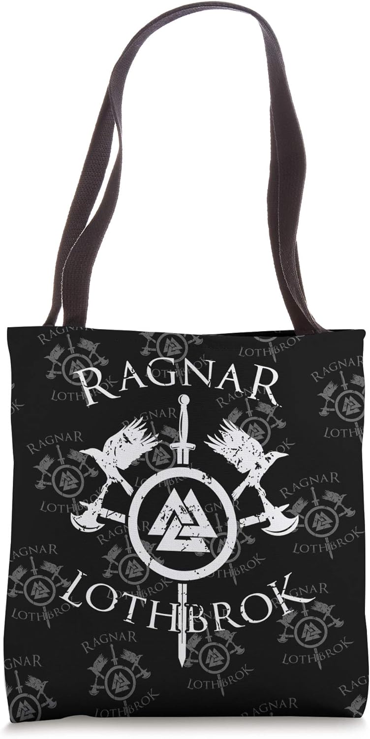 Amazon.com: Ragnar Lothbrok - Lodbrok Warrior - Viking Tote Bag ...