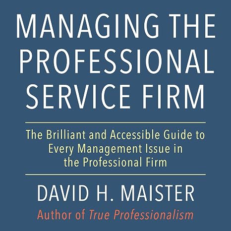 Amazon.com: Managing the Professional Service Firm (Audible Audio ...