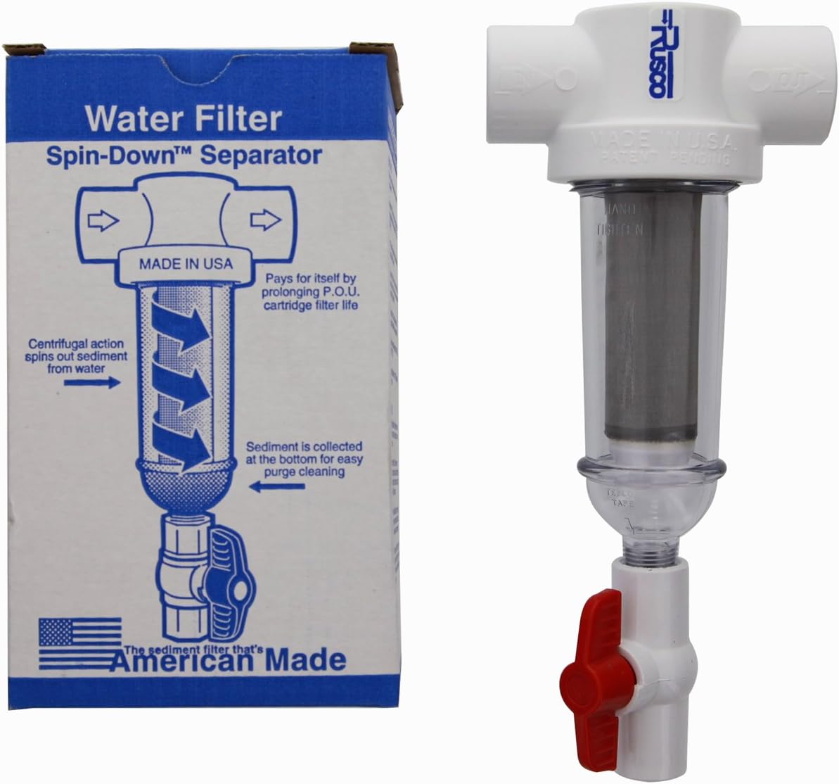 Amazon.com: Rusco / Vu-Flow 1" 100 Mesh Stainless Screen Spin Down ...