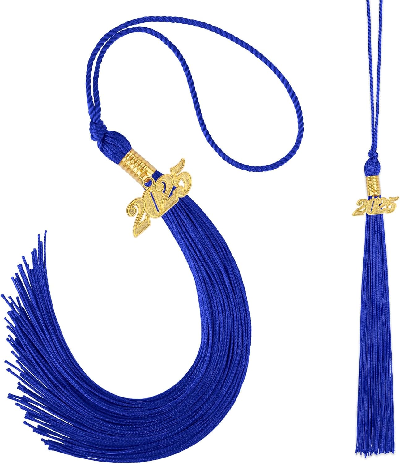 Amazon.com: Blue Graduation Tassel 2 Pcs 2025 Graduation Tassel for ...