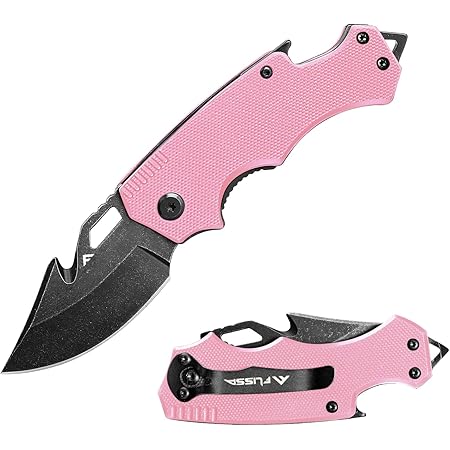 Amazon.com: BYKCO Small Folding Pocket Knife, G10 Handle Small EDC ...