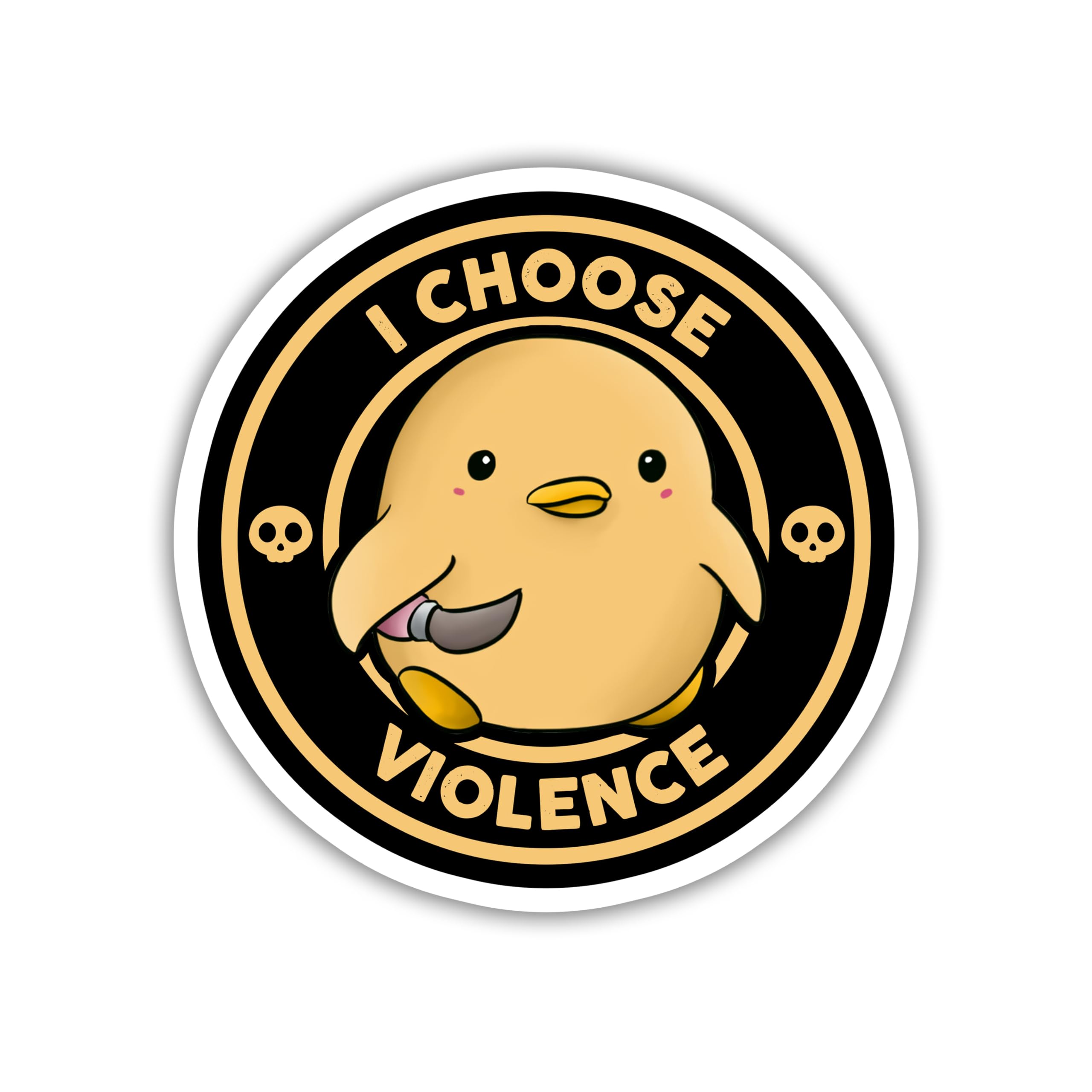 Amazon.com - 314PI (3pcs) Choose Violence Stickers, Funny Meme Stickers ...