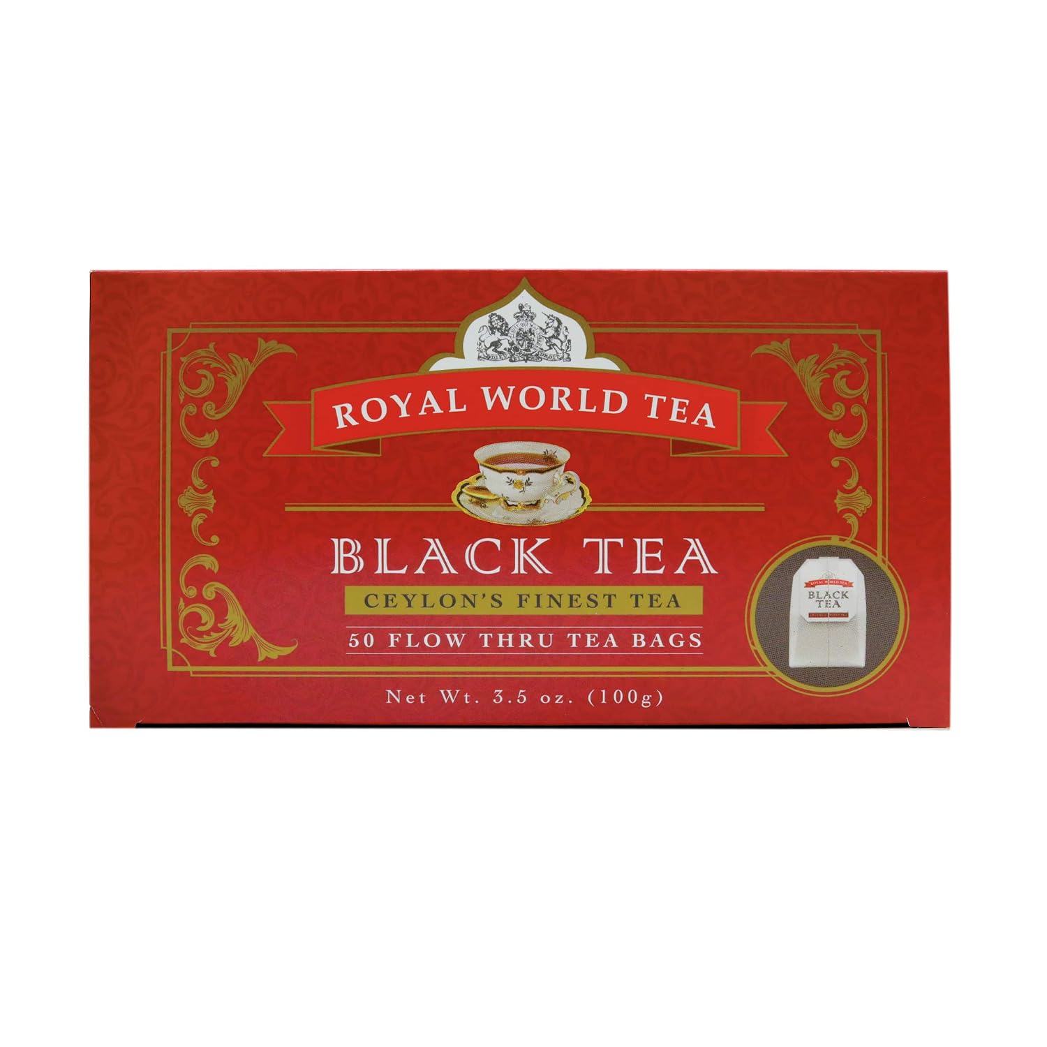 Amazon.com : Royal World Orange Pekoe Ceylon's Black Tea Bags, Mellow ...