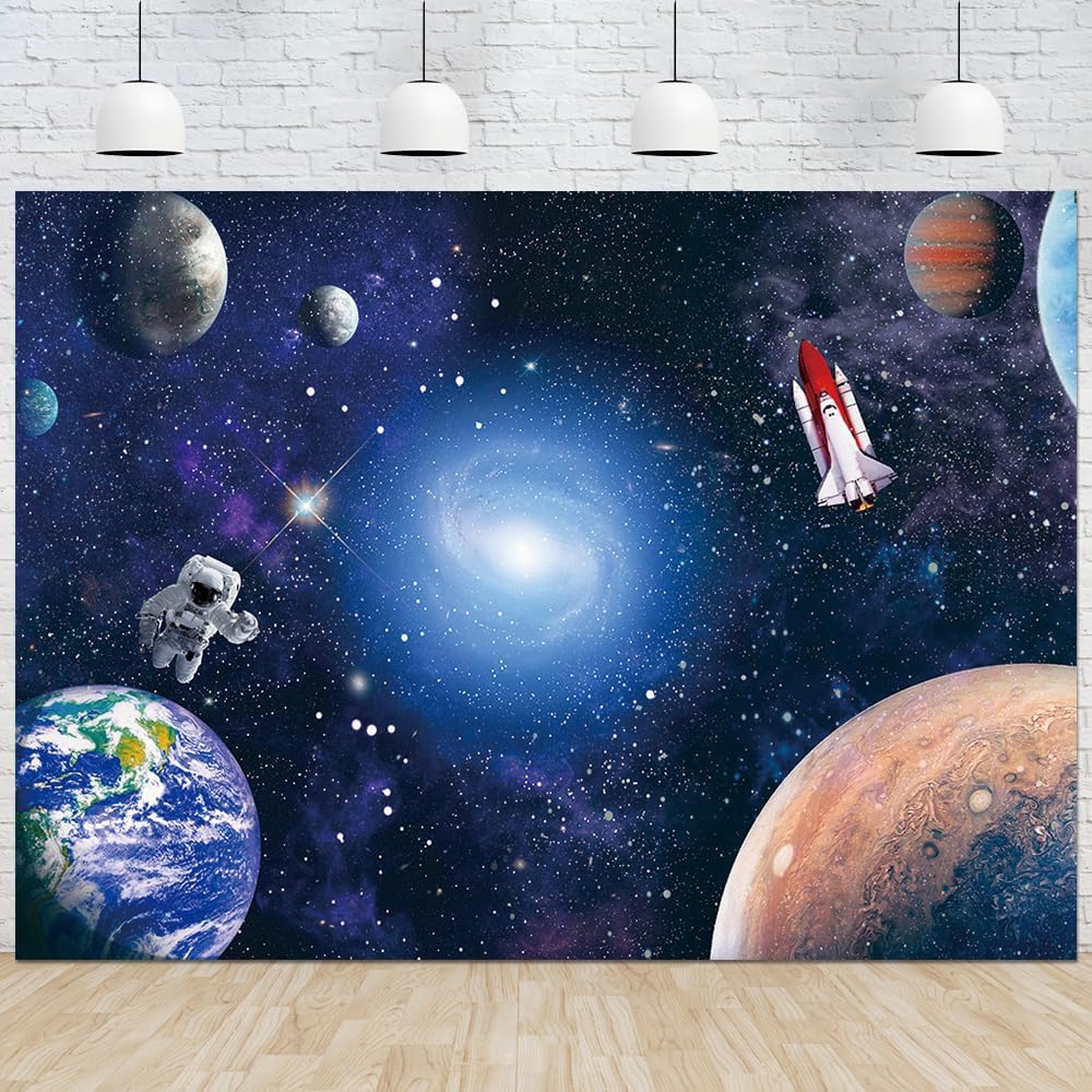 Amazon.com : DOTOOMA 7X5FT Outer Space Themed Party Decor Photography ...