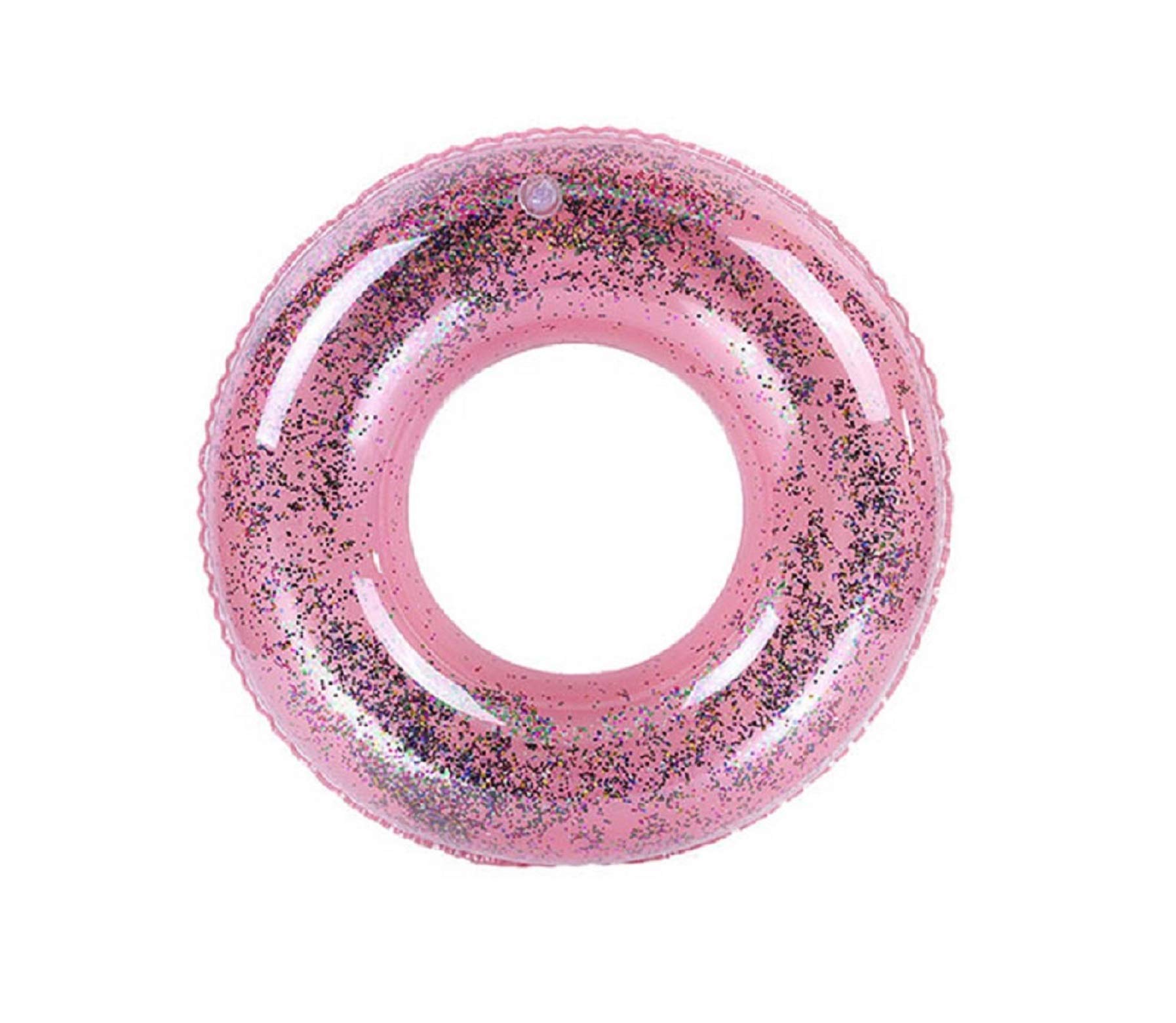 Pool Float Swim Rings Glitter Pool Floaties Inflatable Pool Float ...