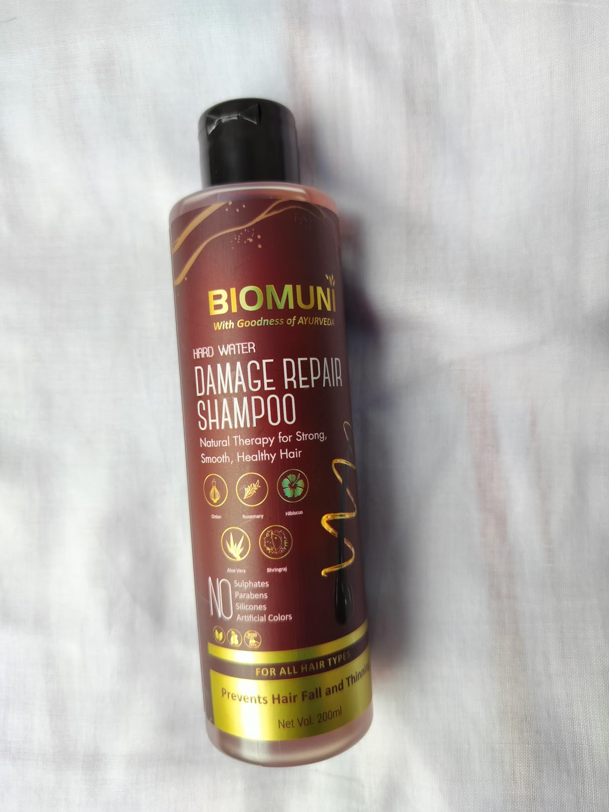 Buy BIOMUNI Natural and Ayurvedic Hard Water Shampoo | For Hair Growth ...