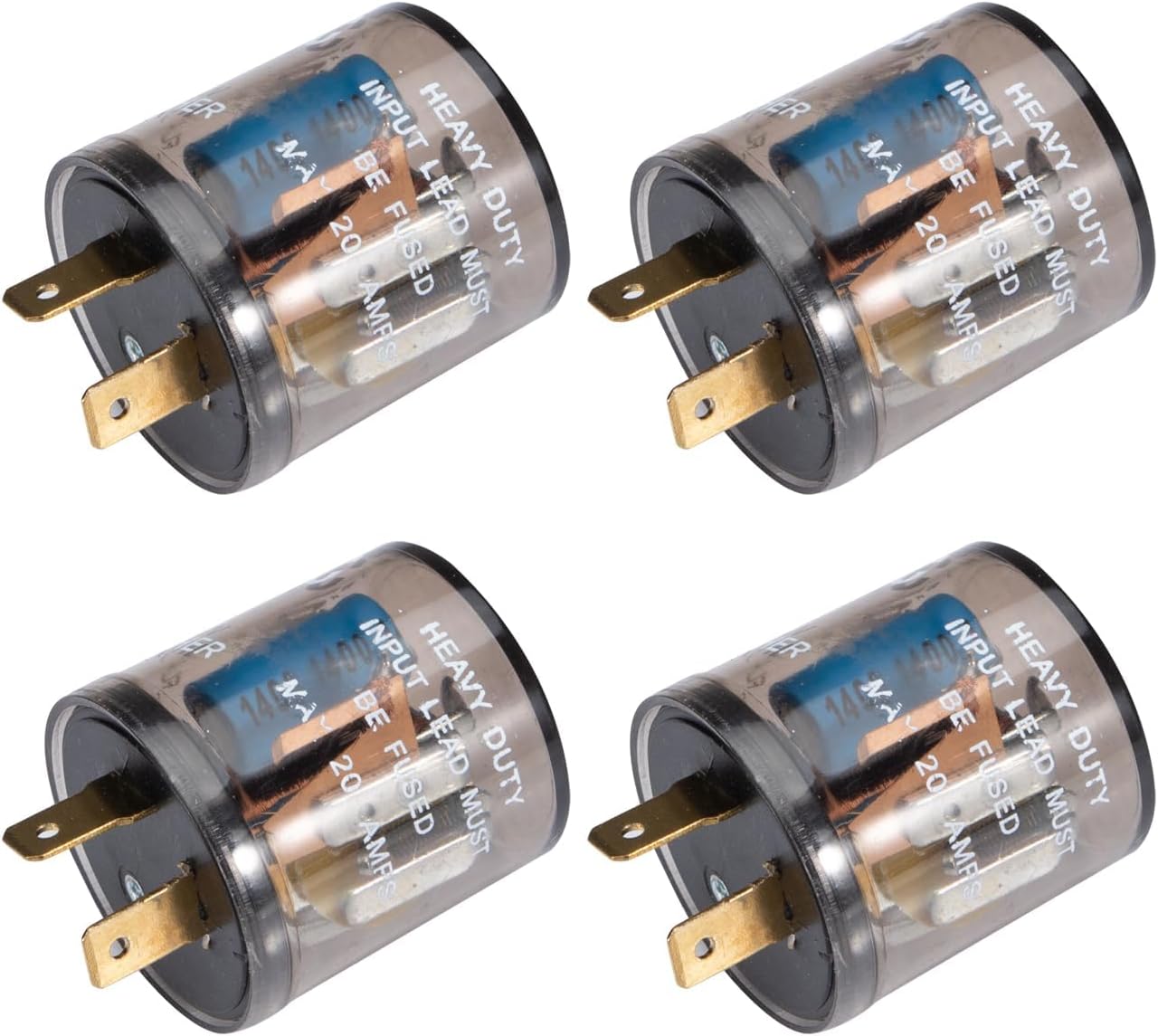 Amazon.com: Datanly 8 Pieces 12V 2 Pin Electronic LED Flasher Relay 2 ...