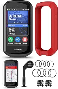 Amazon.com: Garmin Edge 1050 Premium Cycling Computer Bundle - Color ...