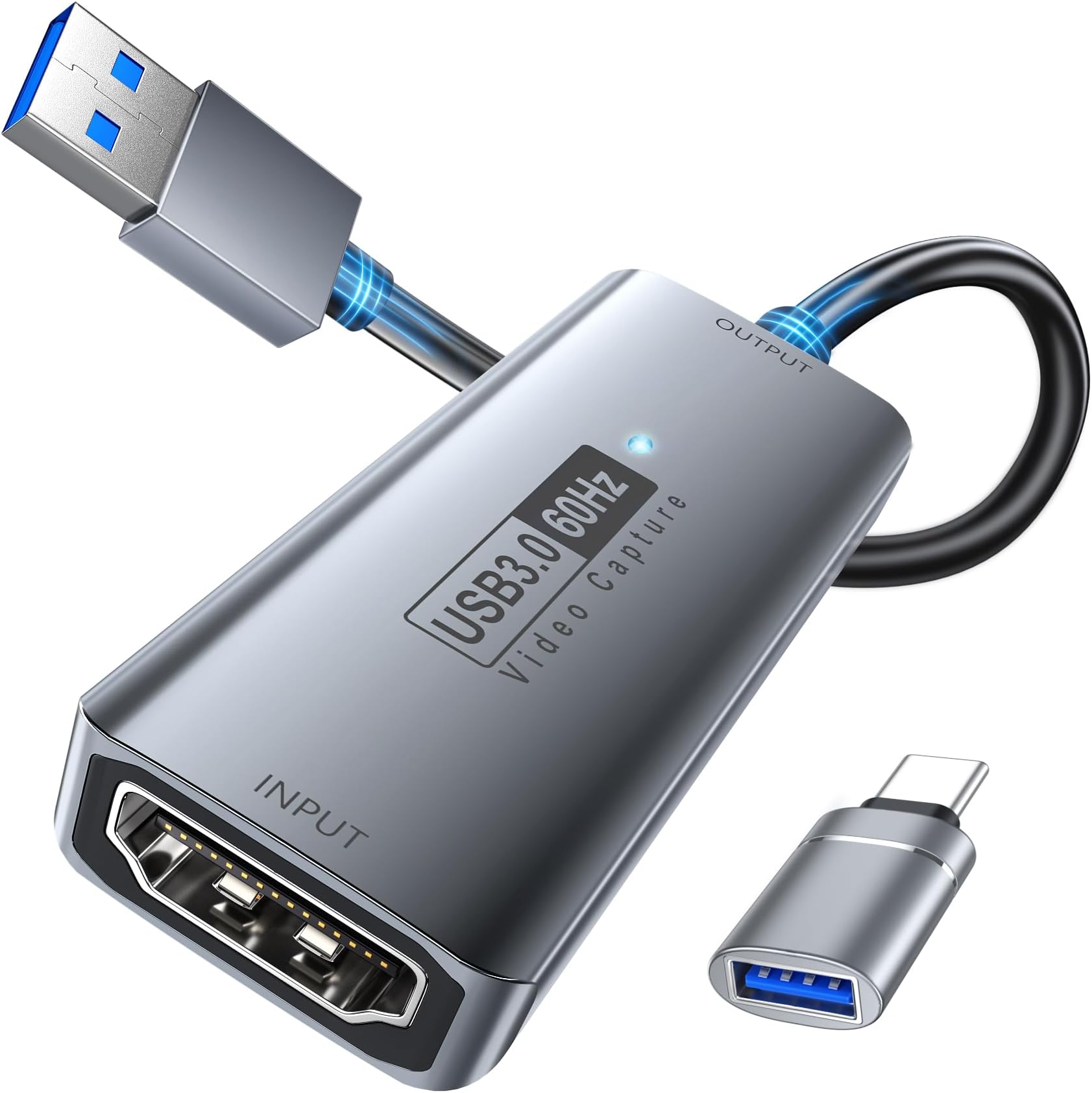 Amazon.com: Fulfalic Video Capture Card, 4K HDMI to USB 3.0 Capture ...
