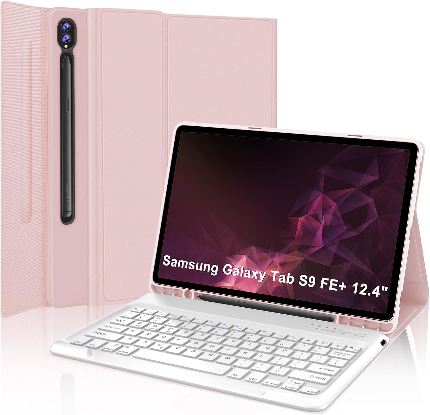 FARYODI Wireless Detachable Bluetooth Keyboard for Samsung Galaxy Tab ...