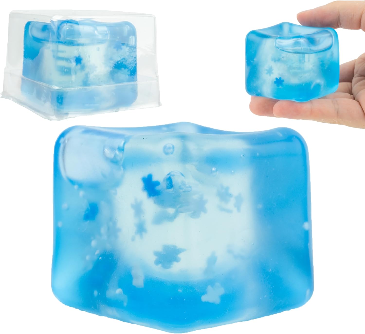 Squishy Ice Cube Stress Balls - Sensory Squishy Ice Toy Squishy Balls ...