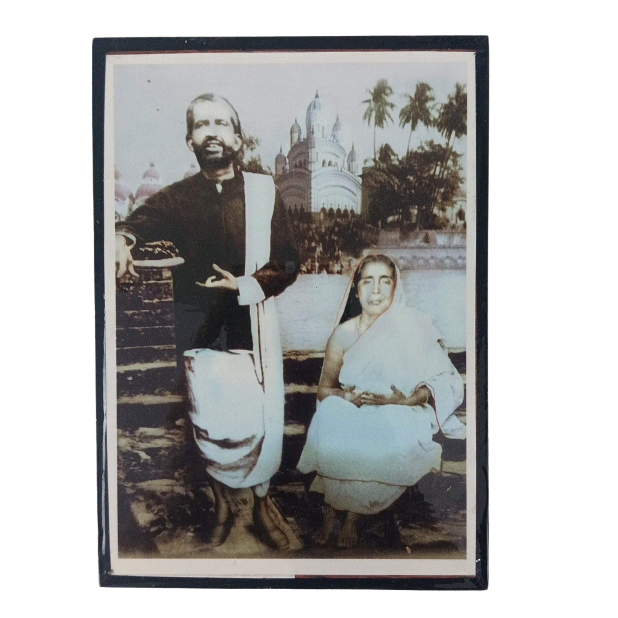 Hitech Sales Ramakrishna Paramahamsa & Sarada Devi Religious Laminated ...