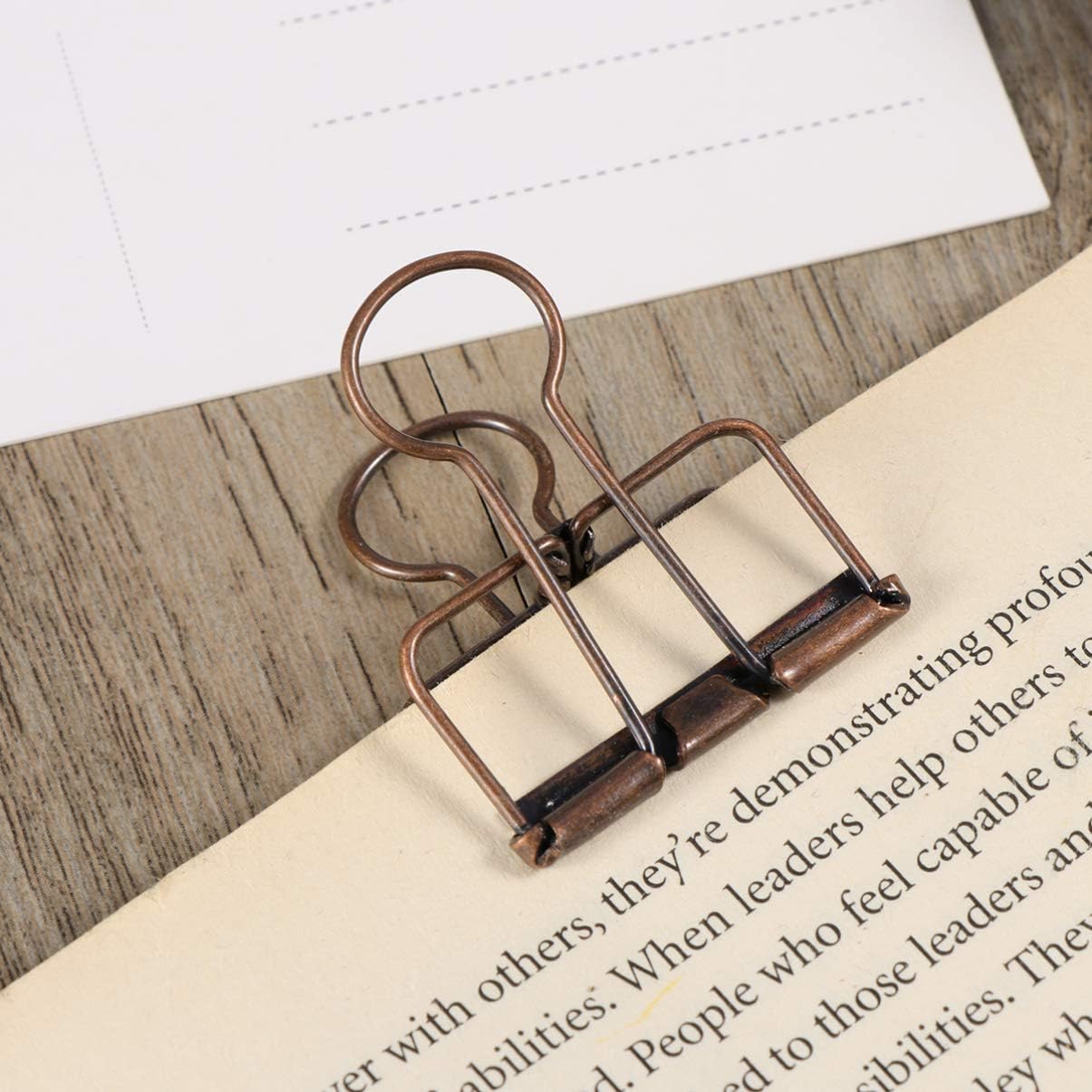 Toyvian 8pcs Wire Binder Clips Bulldog Metal Clips Hinge Clips Paper ...