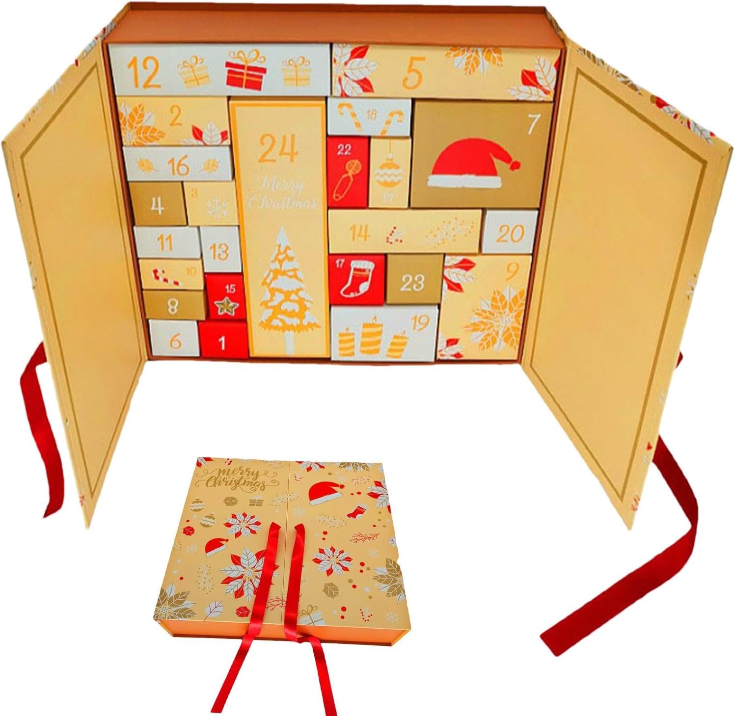 Empty Advent Calendar Boxes | Christmas Empty Advent Calendar 2024 | 24 ...