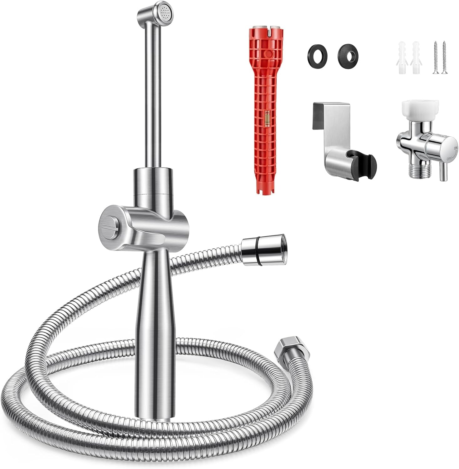 SPACEREST Handheld Bidet Sprayer for Toilet, Leak-Proof Stainless Steel ...