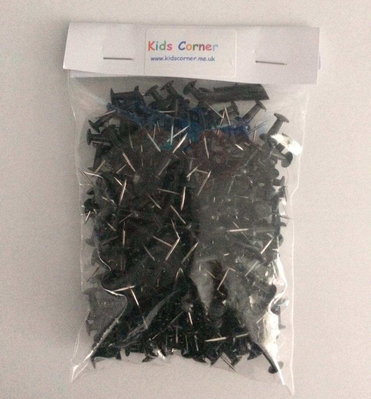 Black Push Pins Pack of 200 : Amazon.co.uk: Stationery & Office Supplies