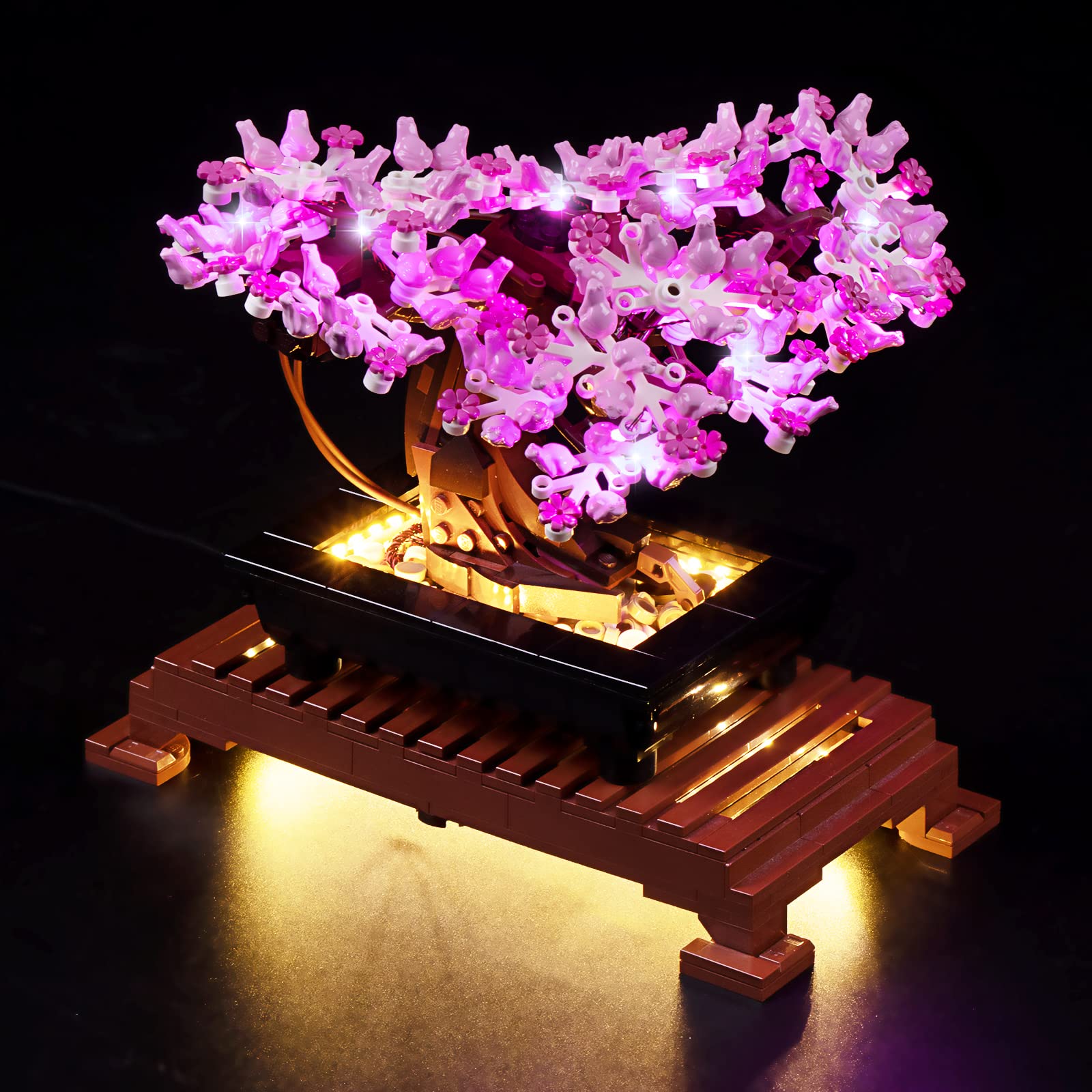 Amazon.com: cooldac LED Light Kit for Lego Pink Bonsai Tree 10281 Set ...