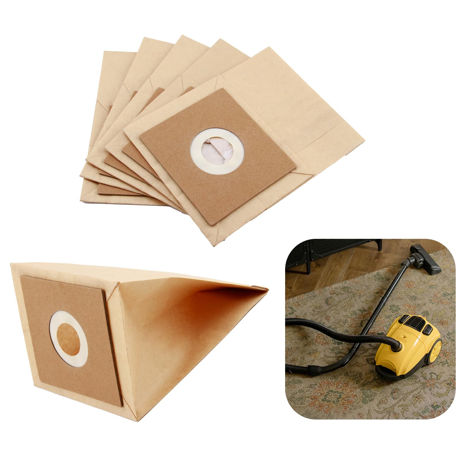 5 Pack Vacuum Cleaner Bags for Bush Model VCB35B15C1J7W-70 VYTRONIX ...