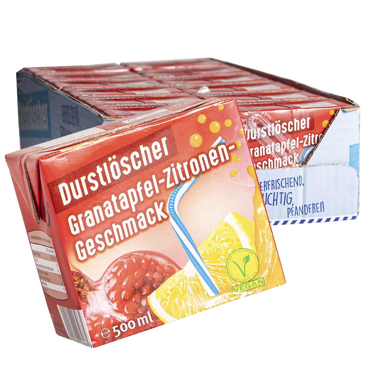WeserGold - Durstlöscher Granatapfel-Zitrone 12x0,5L : Amazon.de: Lebensmittel & Getränke
