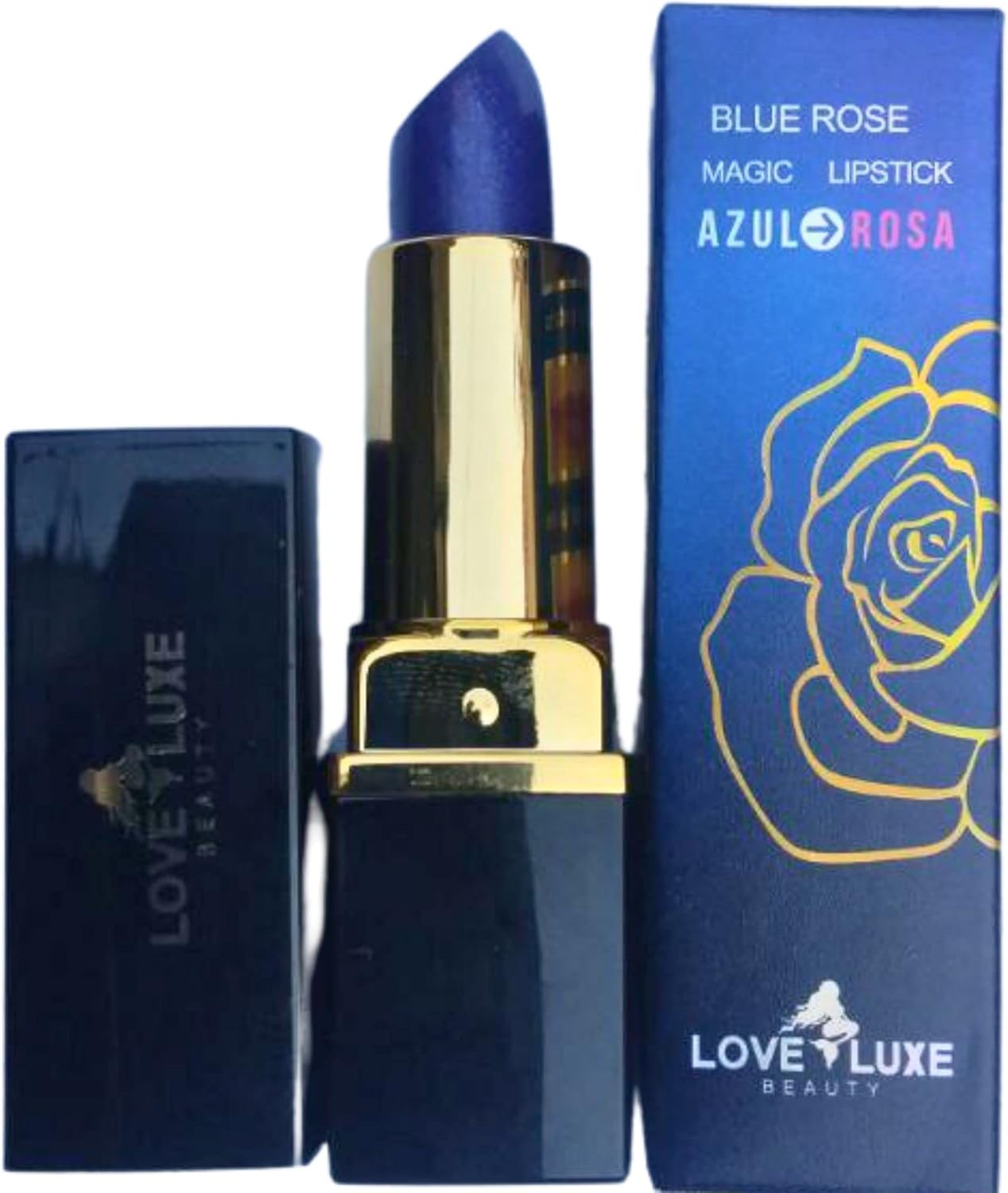 Blue Rose Labial Magico Labial Indelebles Larga Duracion Cambia de ...