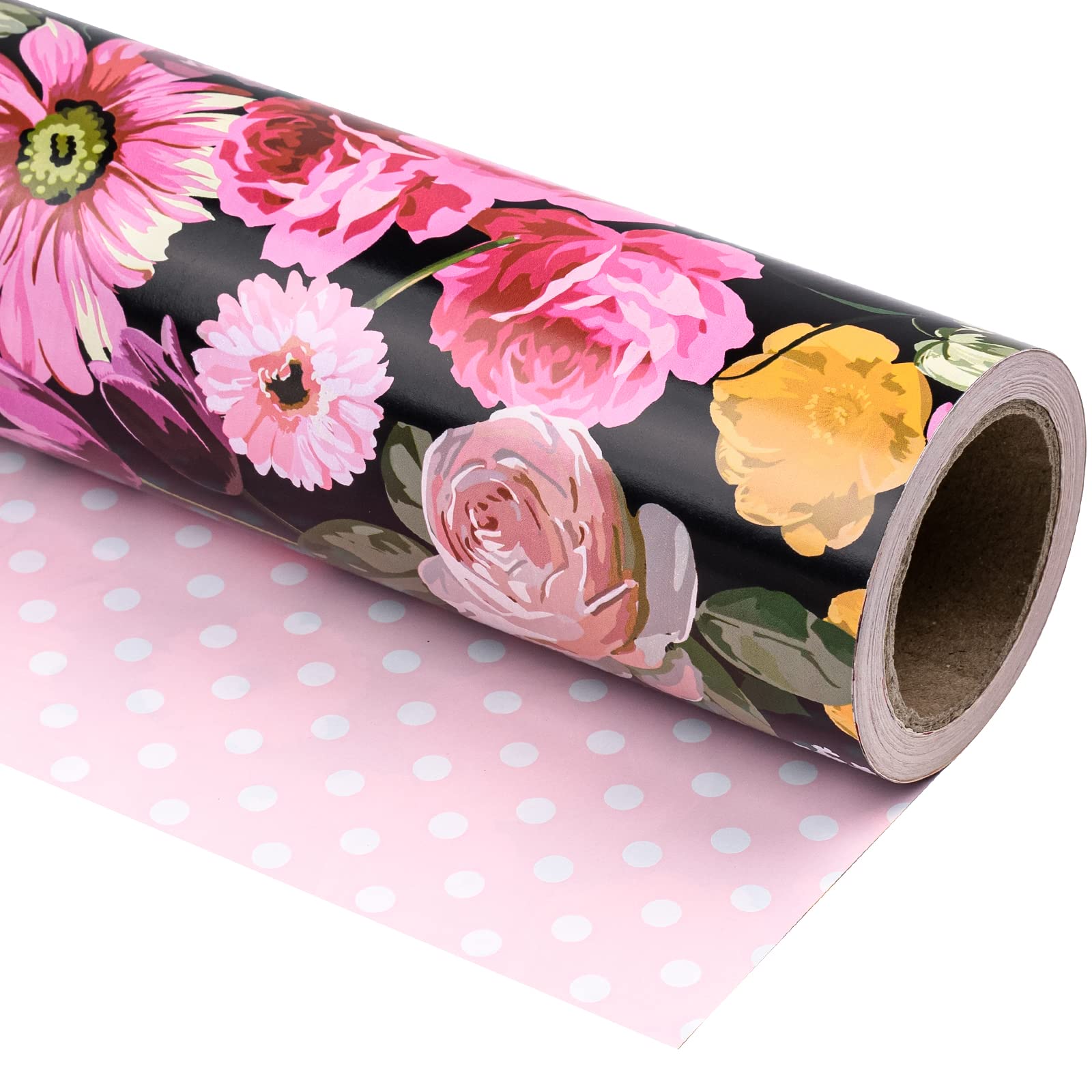 Snapklik.com : WRAPAHOLIC Reversible Wrapping Paper - Mini Roll - 17 ...