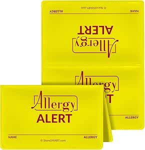 Amazon.com: StoreSMART - Vial of Life - Folding Wallet Allergy Alert ...