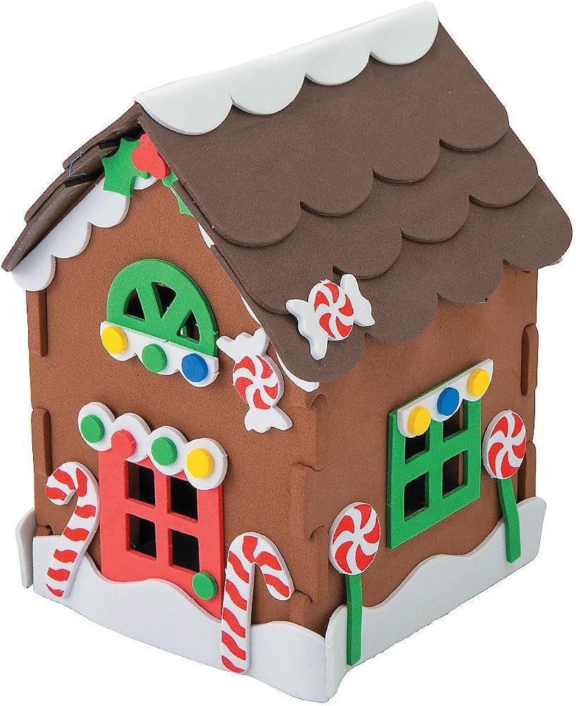 Fun Express Gingerbread House Kit 3D Christmas Craft Australia | Ubuy