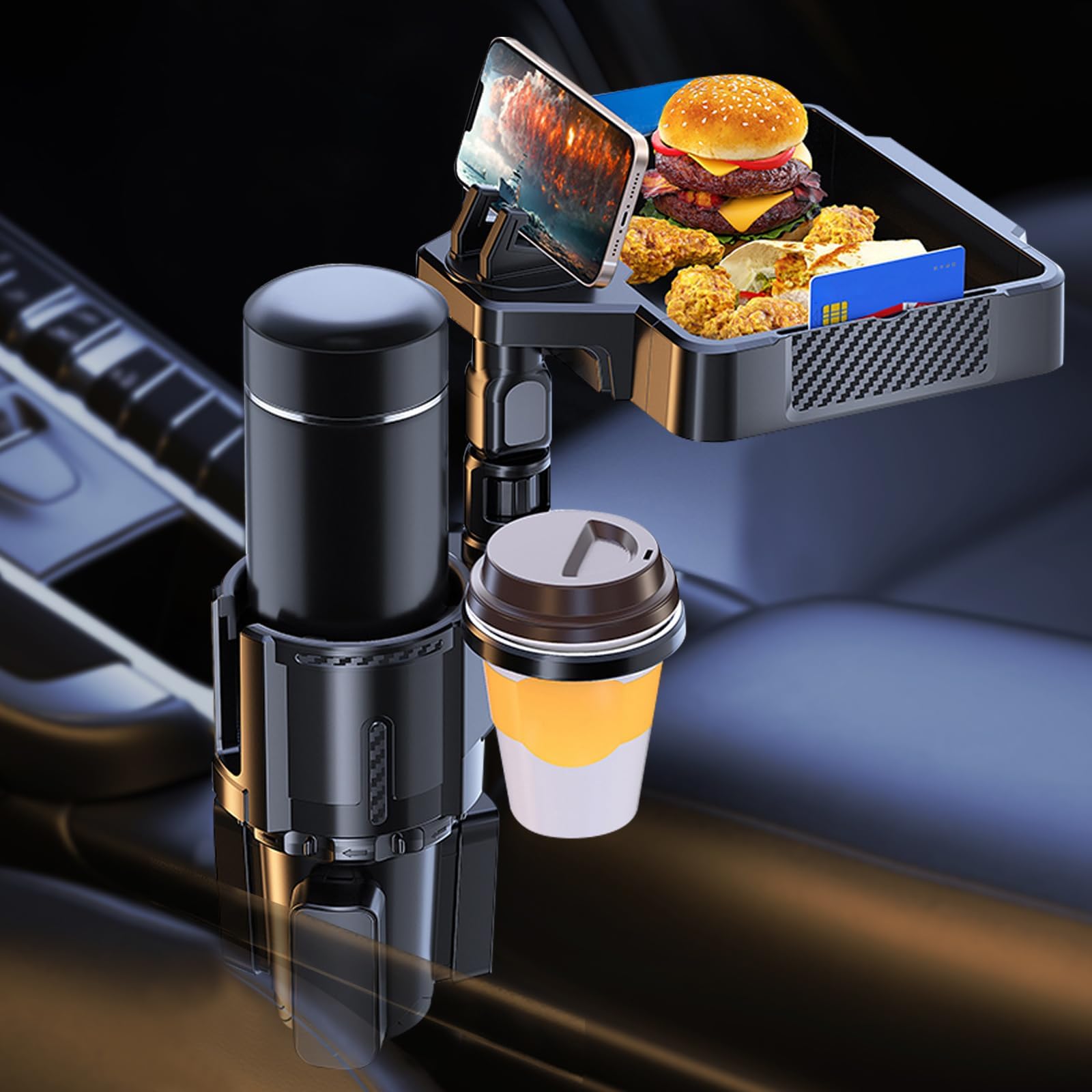 Amazon.com: Car Trays, Upgraded 4-in-1 Car Food Tray for Eating with ...