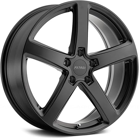 Amazon.com: Niche M190 Gamma 18x8 5x108 +40mm Matte Black Wheel Rim 18 ...