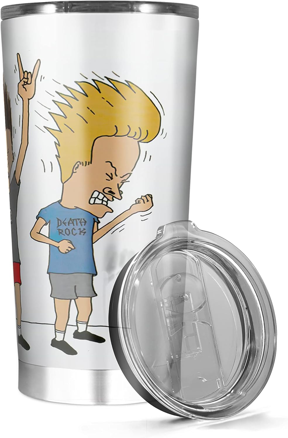 Amazon.com | Insulated Tumbler Stainless Steel 20oz 30 Oz Beavis Cold ...